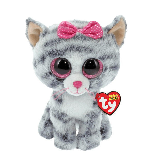 Kiki Gray Cat Beanie Boo – Ali Cat Toys